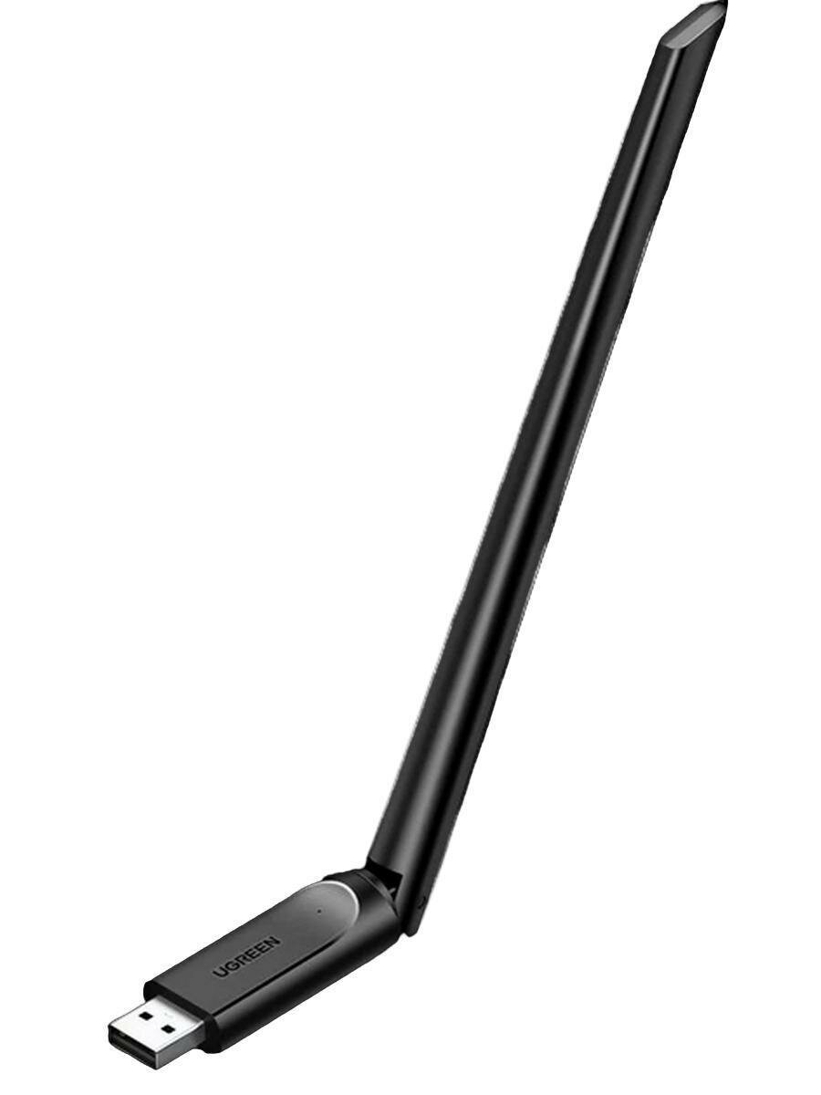 Адаптер UGREEN CM845 (75109) AX900 Wi-Fi 6 Bluetooth 5.4 Черный WiFi 6, Bluetooth 5.4 (RU)