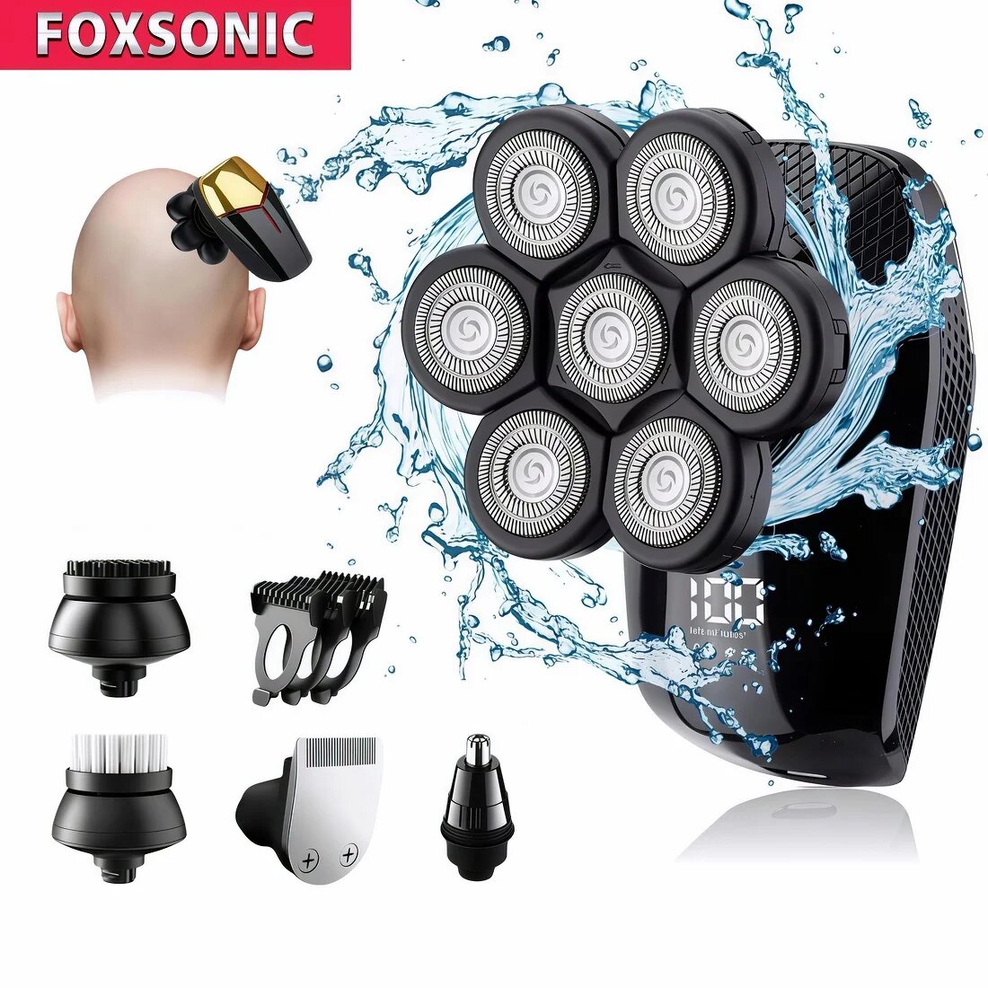 Электробритва FOXSONIC 7D, Machine With Box — фото 1