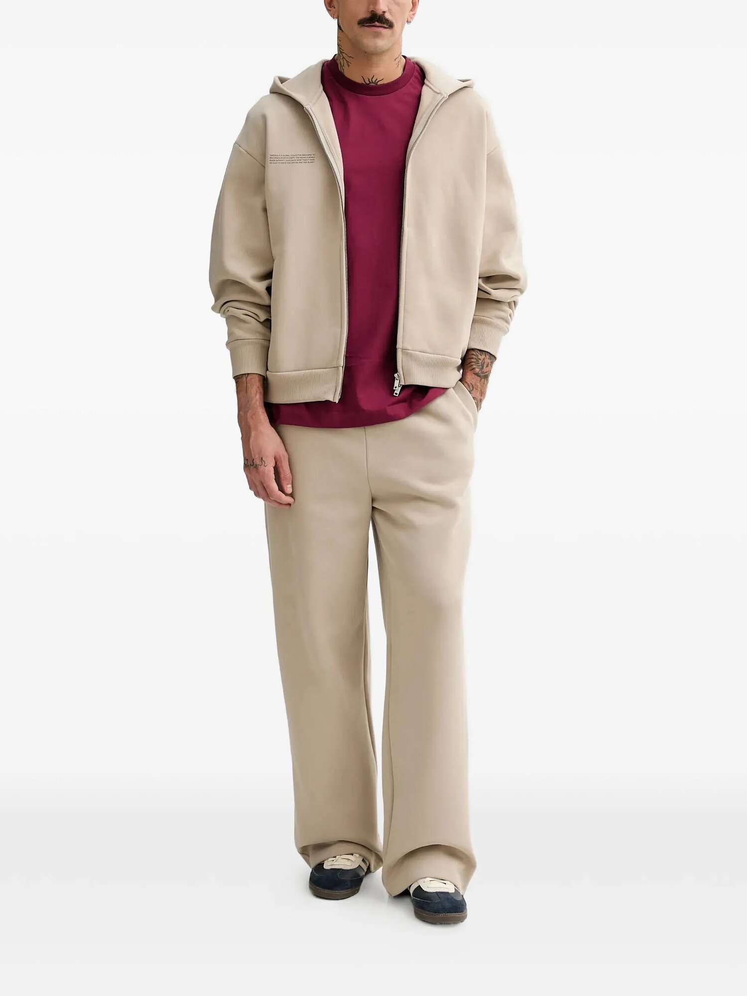 Брюки PANGAIA Elasticated track pants, размер M, разноцветный — фото 1
