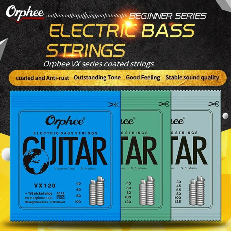 Струны Orphee VX для бас-гитары 4 Strings Bass — фото 1