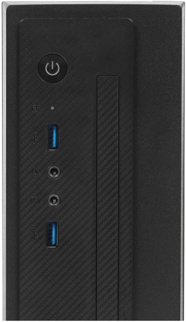 Корпус IN WIN POWERMAN DESKTOP MITX 300W PS201/6125688, черный — фото 1