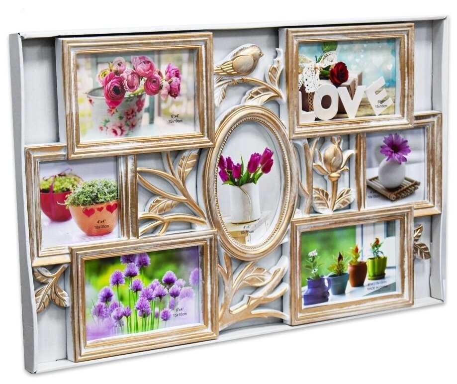 Фоторамка - коллаж "Семейная" / 7 фотографий / Kubanstar