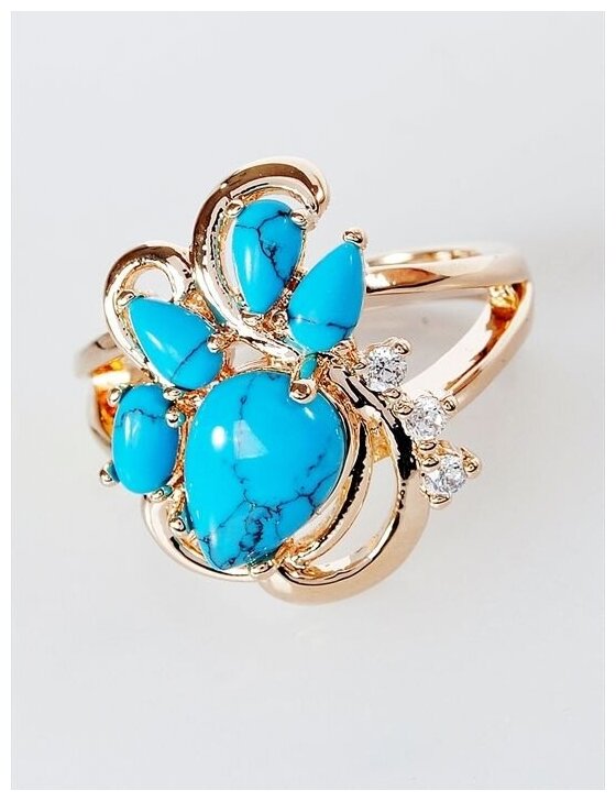 Кольцо, бирюза