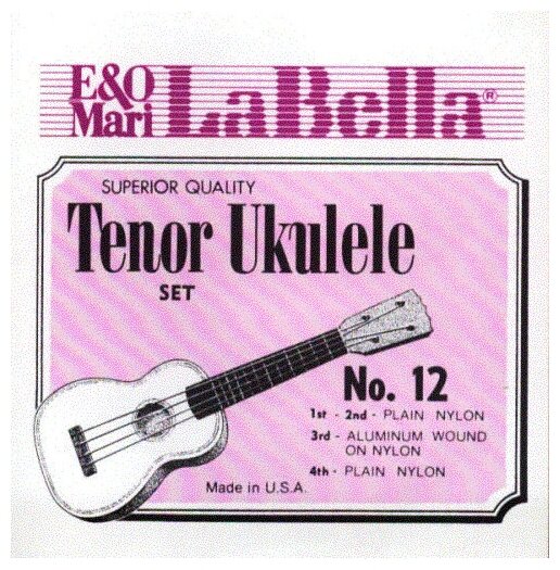 Струны для укулеле тенор La bella 12-Tenor Ukulele