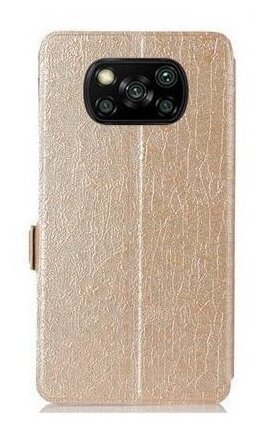 Чехол-книжка Чехол. ру для Xiaomi POCO X3 / X3 NFC / X3 Pro с окном вызова предпросмотра и свайпом позволяет отвечать на звонки и сообщения не откры.