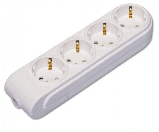 Колодка удлинителя Makel 4-м с заземл. защ. шторки, N4210000