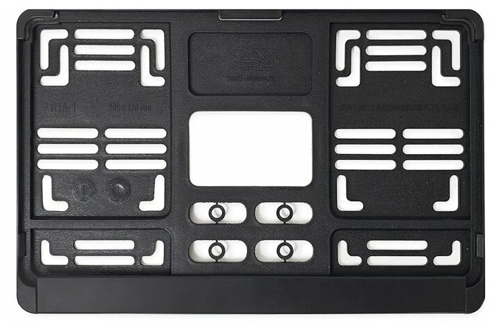 Рамка под номерной знак япон./амер. авто, 290*170 мм (черная) AVS RN-23