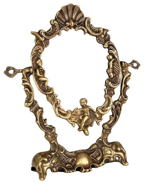 Зеркало настольное Ангел Путти