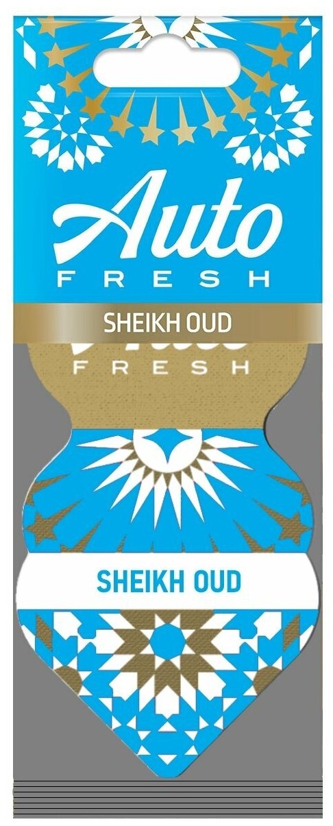 Ароматизатор воздуха "Orient" на бумажной основе подвесной Sheikh Oud OD32, шт