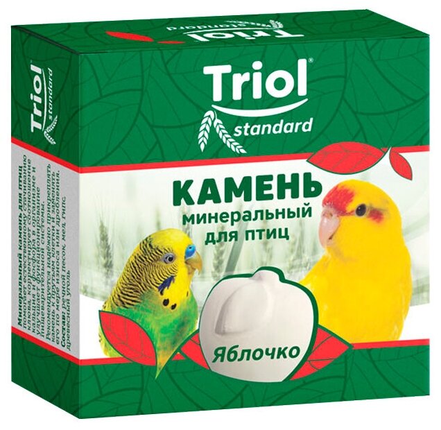 TRIOL минеральный камень для птиц Яблочко (1 шт)