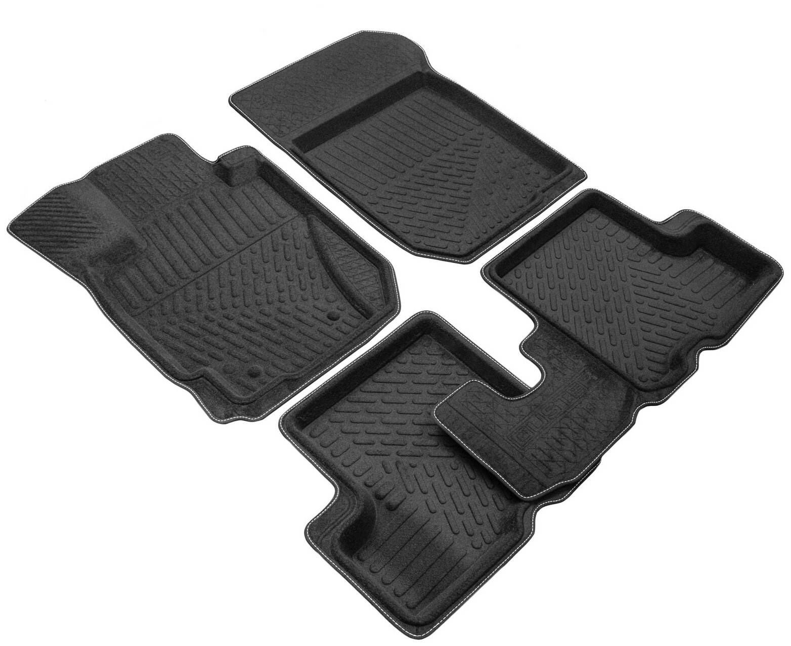 Коврики в салон 3D Evaplast для Renault Duster 4x4 (12-15)/(15-Н. В),