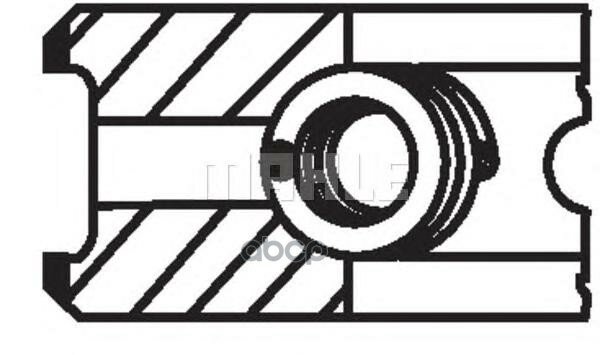 Кольца поршневые 1шт MERCEDES 2.4D-3.0D OM616/617 =90.9 3x2x4 std 79> Mahle/Knecht арт. 00249N0