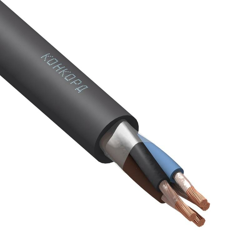 Кабель КГ-ХЛ 4х6 (N) 220/380-3 (м), конкорд 102 (1 м.)
