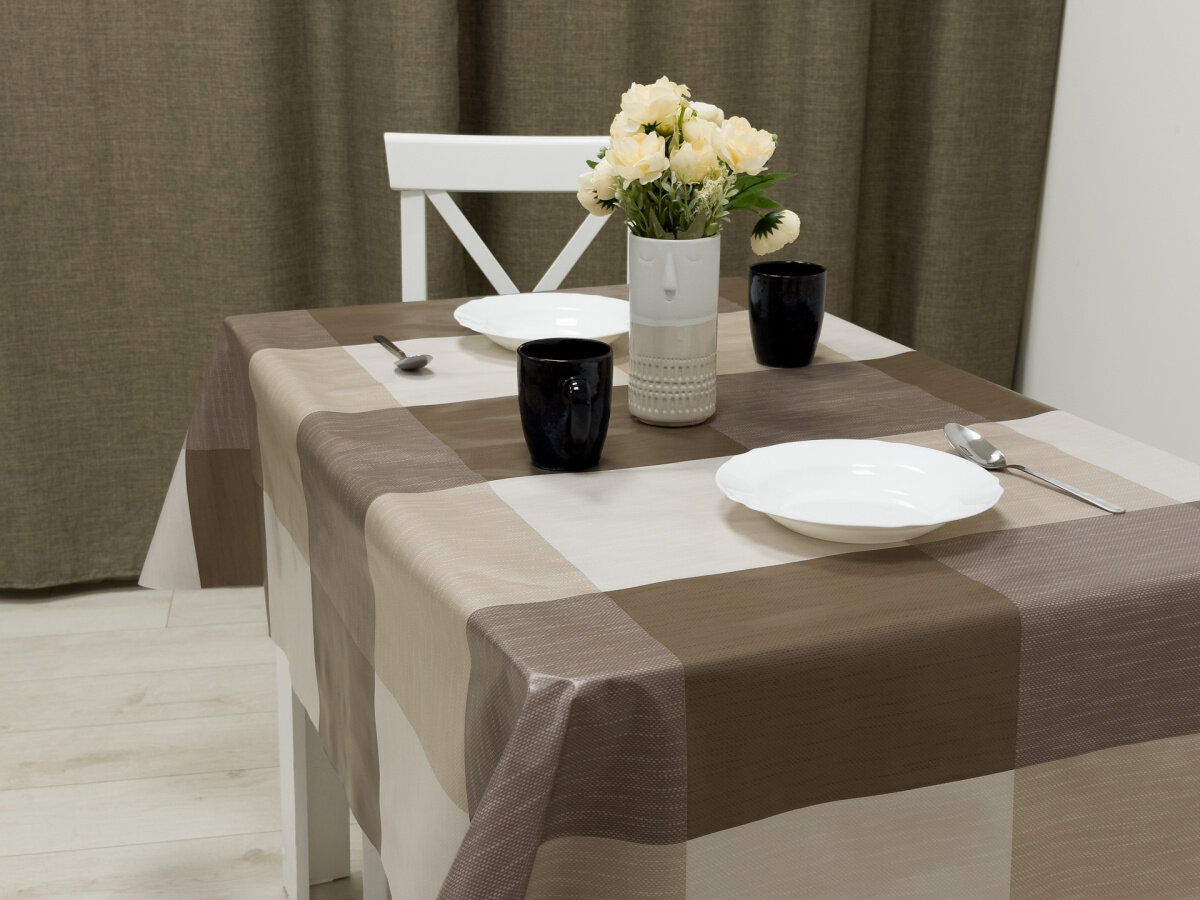 Скатерть Клеенка на стол Borsa Camelia Амадео 140x160 см 320/5