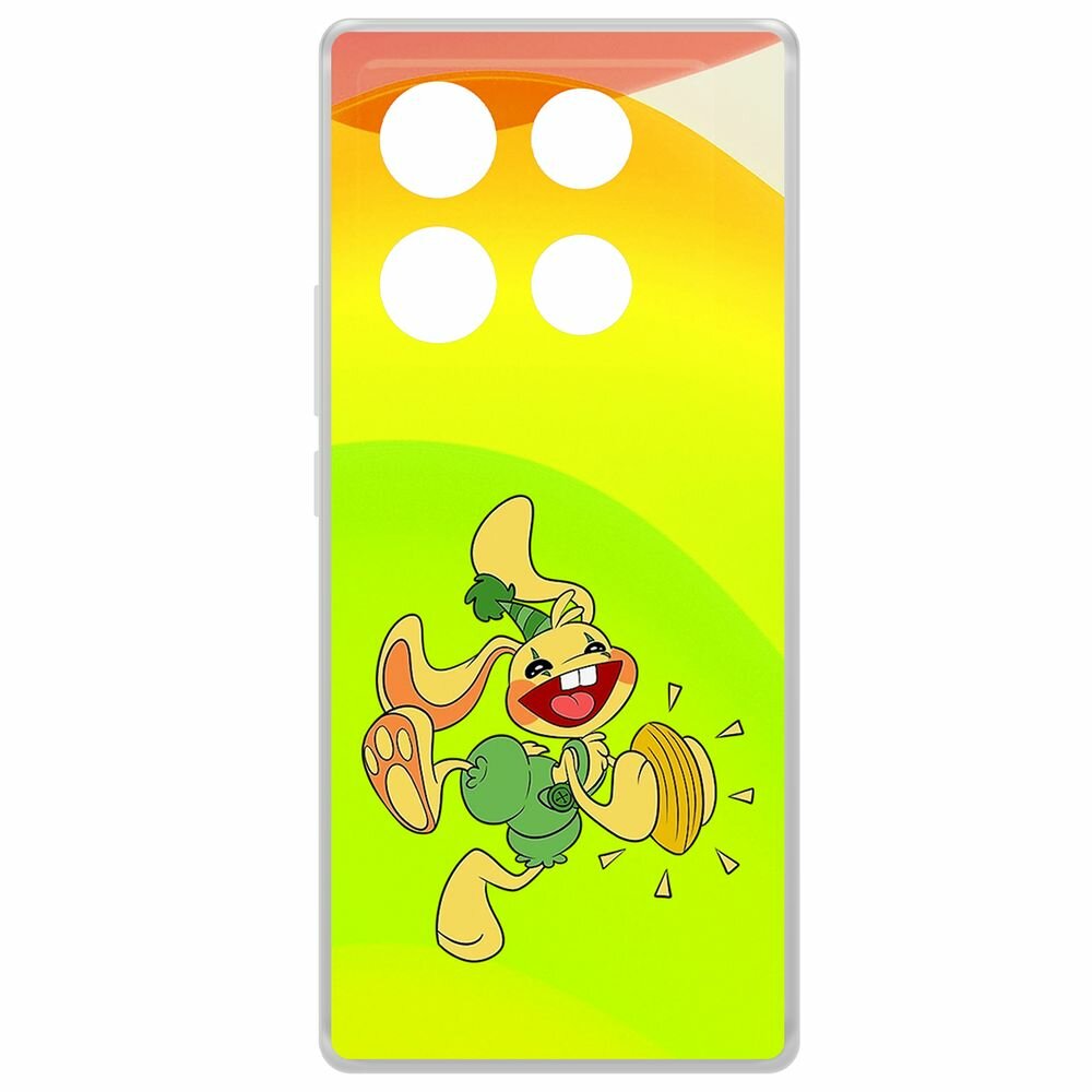 Чехол-накладка Krutoff Clear Case Хаги Ваги - Крольчонок Бонзо для INFINIX Note 40 Pro