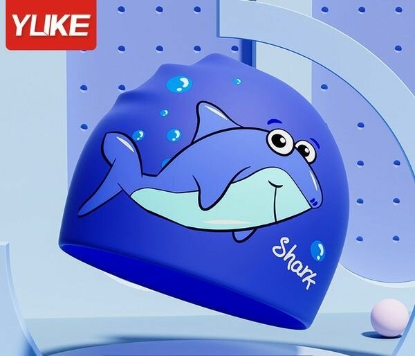 Шапочка для плавания YUKE Акуленок