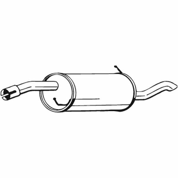 Глушитель выхлопных газов конечный, BOSAL 154-429 (1 шт.)