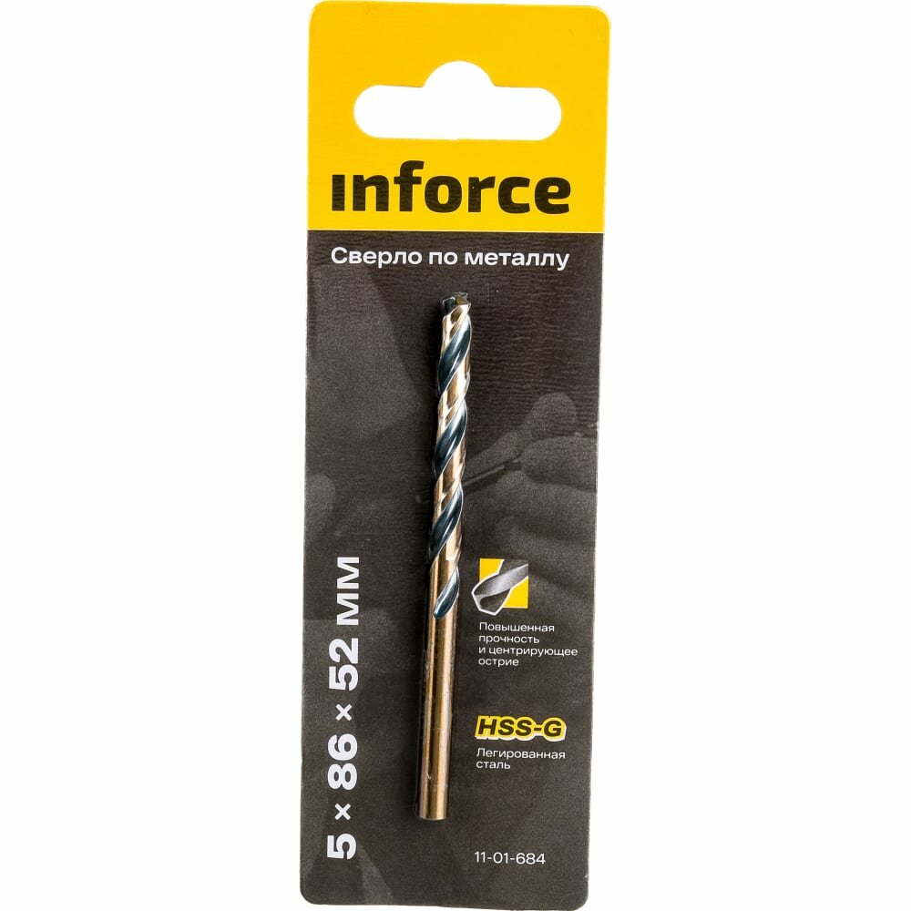 Сверло по металлу Inforce 11-01-684