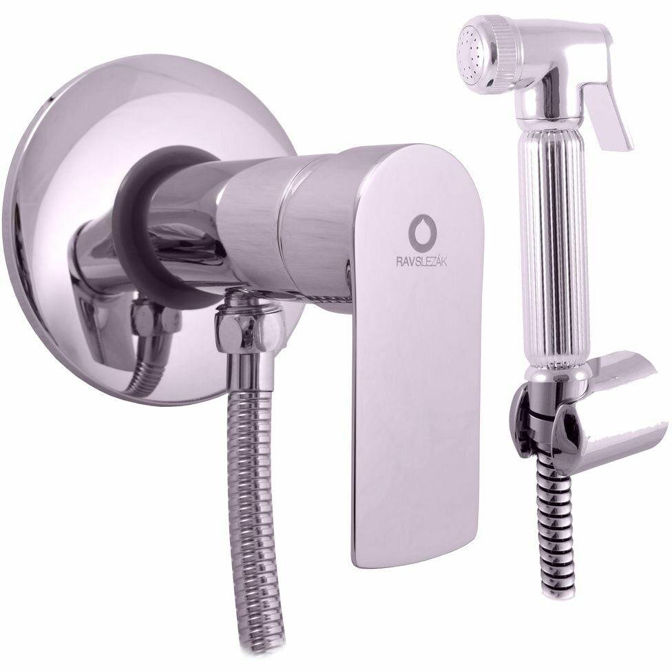 Гигиенический душ со смесителем Rav Slezak (Рав Слезак) VLTAVA VT447/1, хром