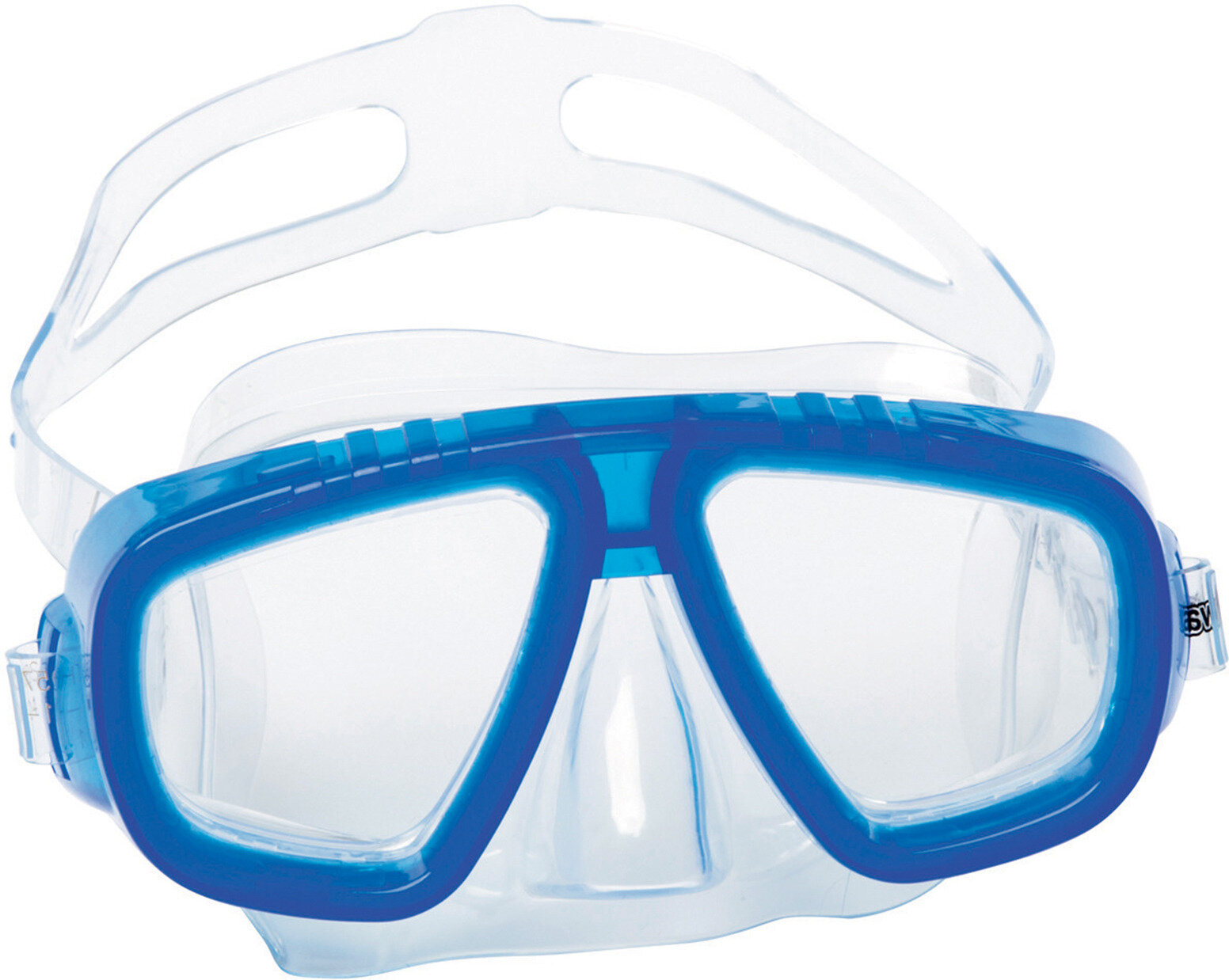 Детская маска для подводного плавания Lil' Caymen, плавательные очки для бассейна, снорклинга и ныряния под водой, от 3 лет, цвета микс, 22011 Bestway