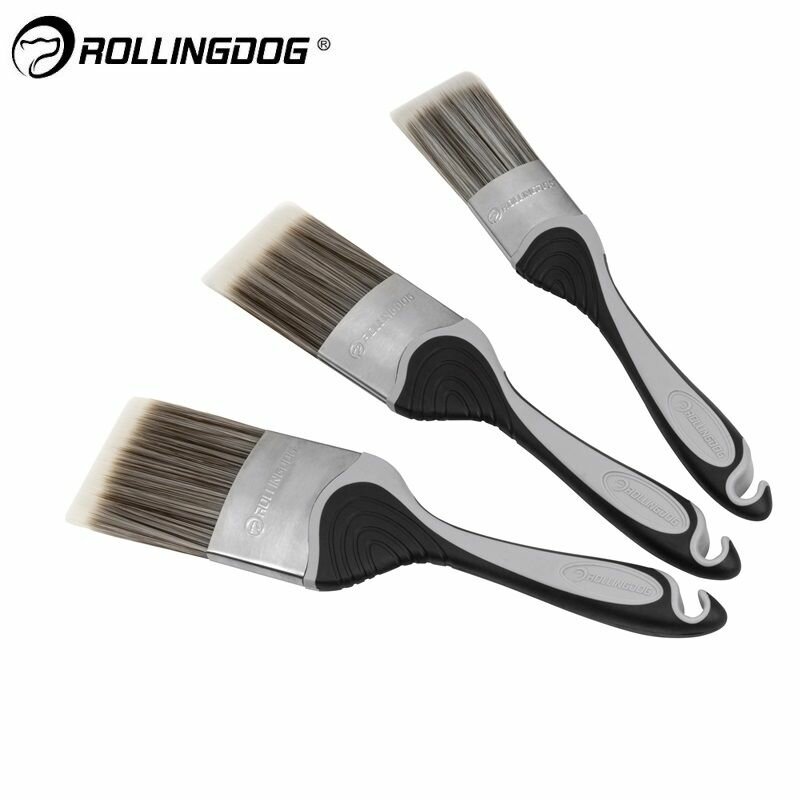 Набор кистей Rollingdog BT1000 37/50/62мм, 3шт, синтетика, серия Professional, арт.10545