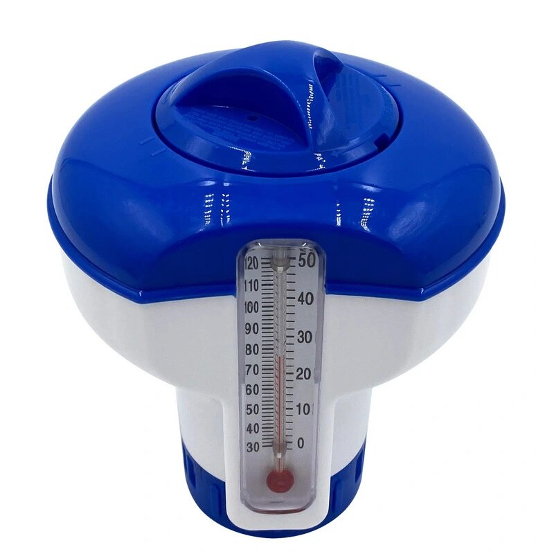 Дозатор-поплавок Reexo MiniTab Temp (с термометром) для хлор-таблеток 20 гр, цена - за 1 шт