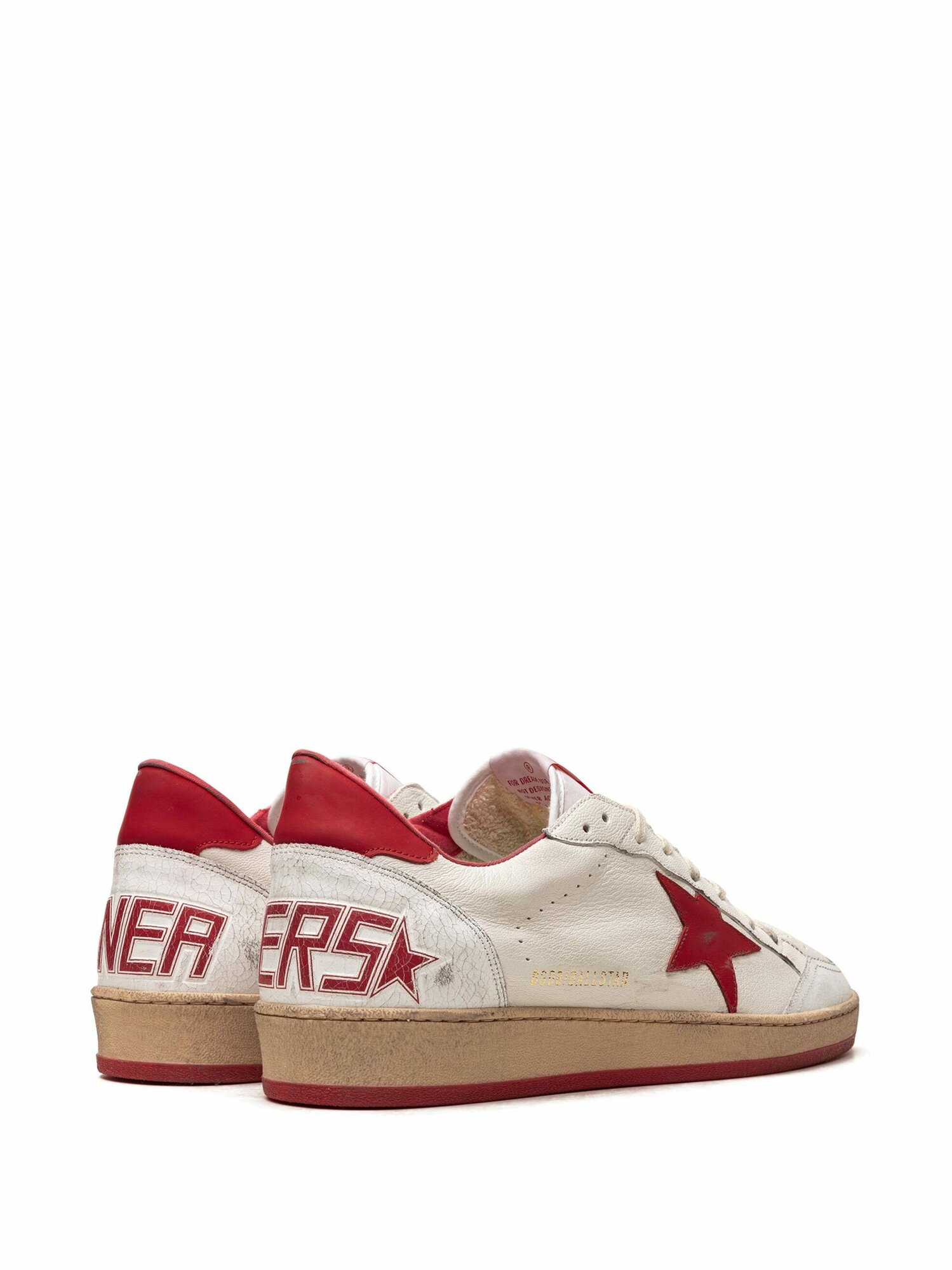 Кроссовки Golden Goose Ball Star, размер 48, бежевый/белый — фото 1