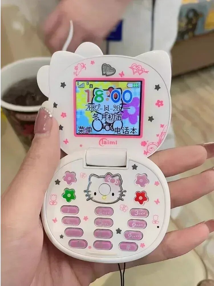 Мини-телефон Hello Kitty белый MINISO — фото 1