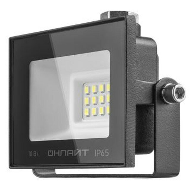 Прожектор ONL, LED10W, 6000 К, IP65, черный