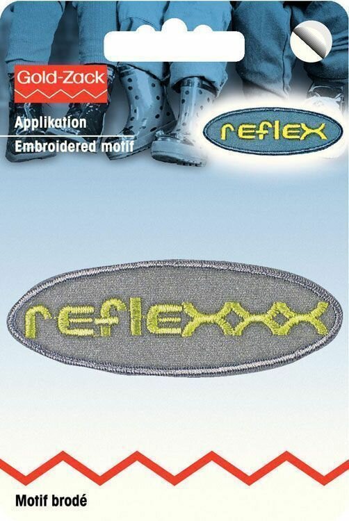 Аппликация самоклеящаяся особо тонкие, reflex овальный 7,5х2,5см PRYM 925504