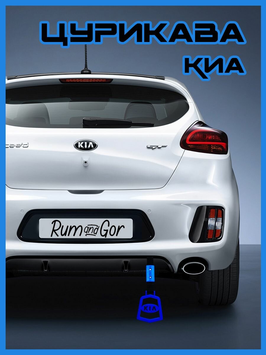Цурикава Киа/Kia синего цвета