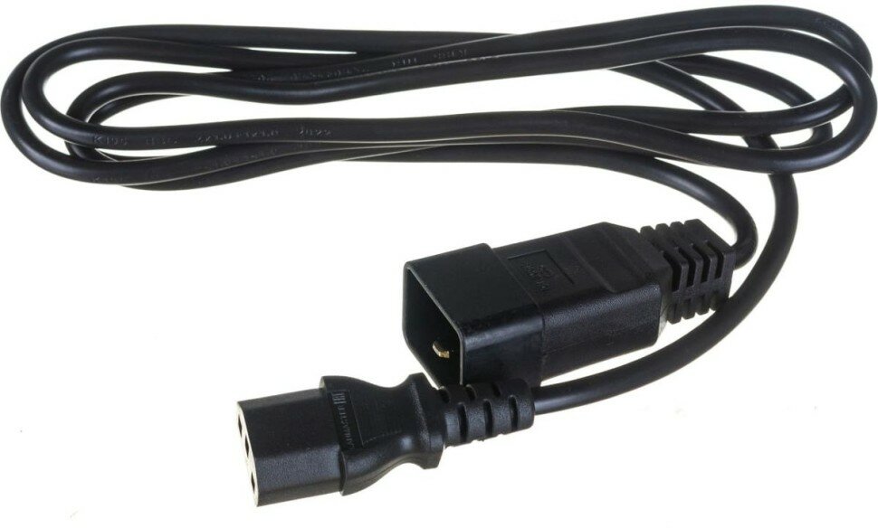 Шнур питания Lanmaster LAN-PP13/20-2.0-BK C13-C20 проводник:3x0.75мм2 2м 220В 10А черный