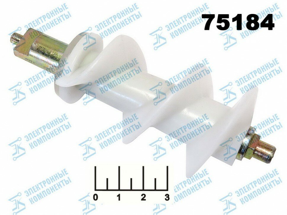 Шнек для мясорубки (пластик) паз наружу