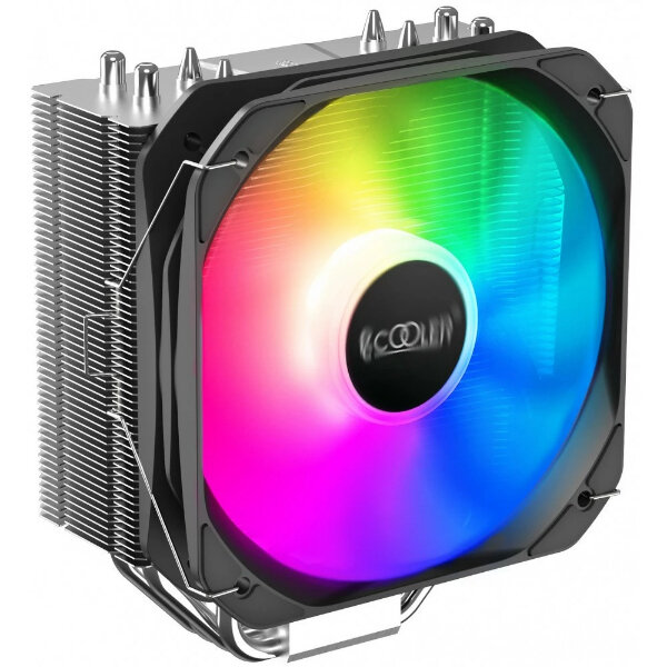 Кулер PCCooler Paladin 400 ARGb черный 130мм алюминий+медь 1600rpm 28.6db 4-pin 200W 157мм