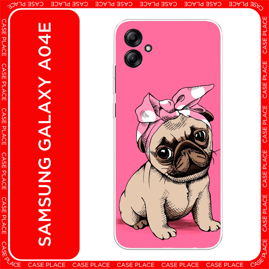 Чехол на Samsung Galaxy A04e / Самсунг Галакси А04е с принтом Dog Pin-Up