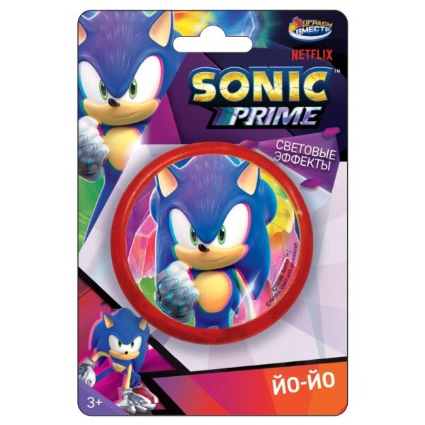 Йо-йо Соник свет, 10х15 см. Играем Вместе 2009K048-R30