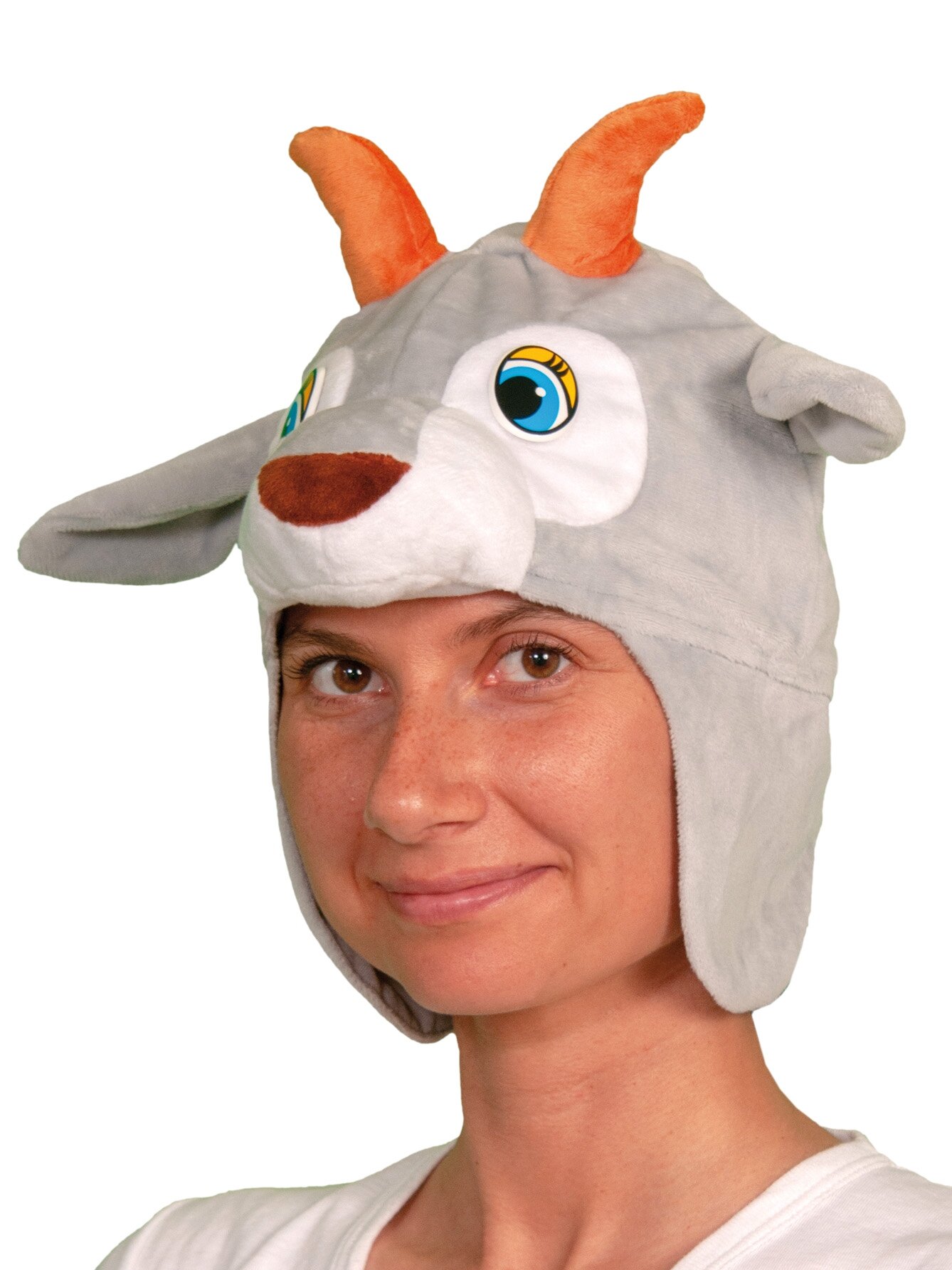 Шапочка взрослая Козочка (универсальная)