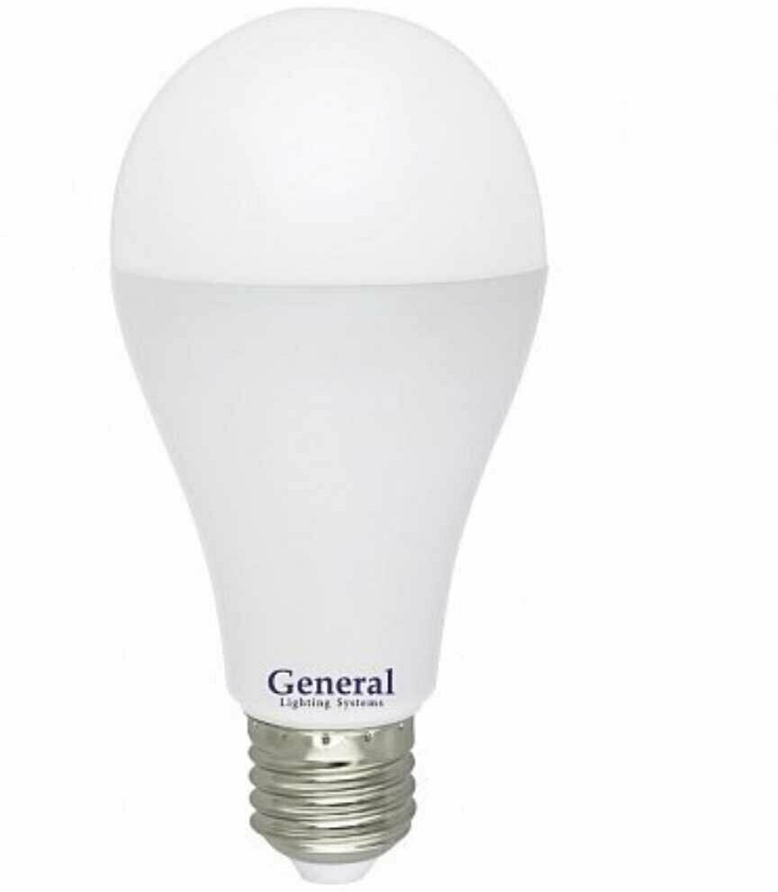 3 шт Лампочка светодиодная, 25 Вт, цоколь E27 4500К General Lighting Systems 690200