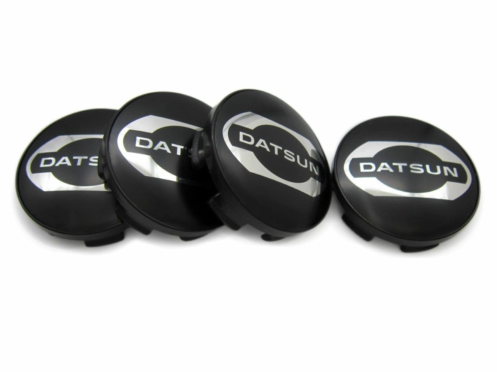 Колпачки, заглушки на литые диски СКАД Datsun 56/51/12 мм, комплект 4 шт.