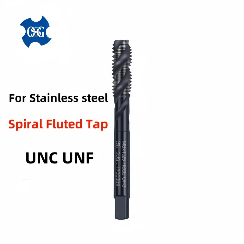 Метчик OSG Spiral Fluted UNF7I16-20 для нержавеющей стали
