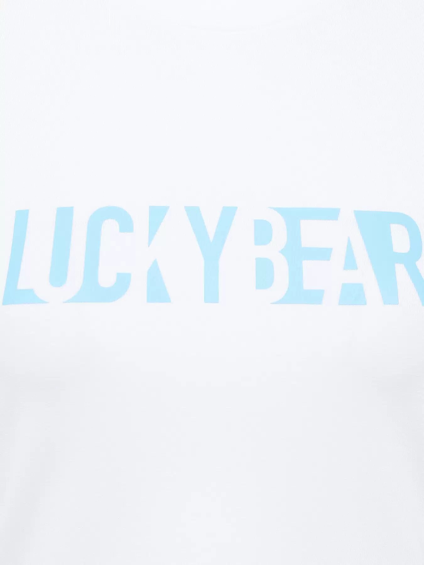 Футболка Lucky Bear, размер XS, белый — фото 1