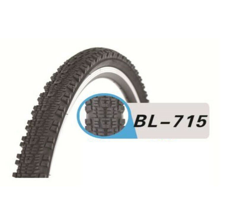 Покрышка TRIX 26"х 2.125 (57-559) TX-715, горная, 30 TPI, черная