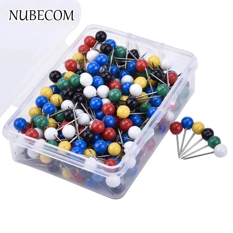 NUBECOM булавки прямые для шитья, 100 шт, L