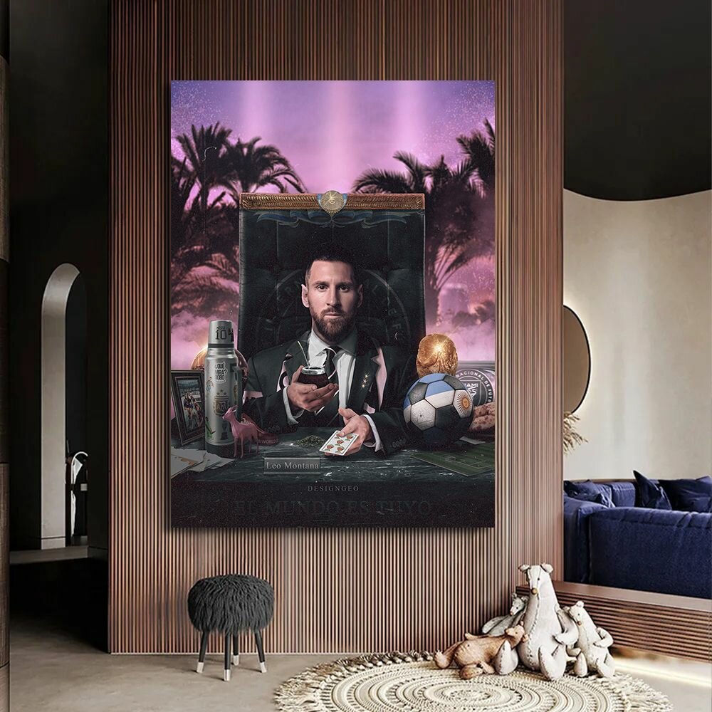 Лионель Месси / футбол, 20х30 см. Картина в интерьер / на стену