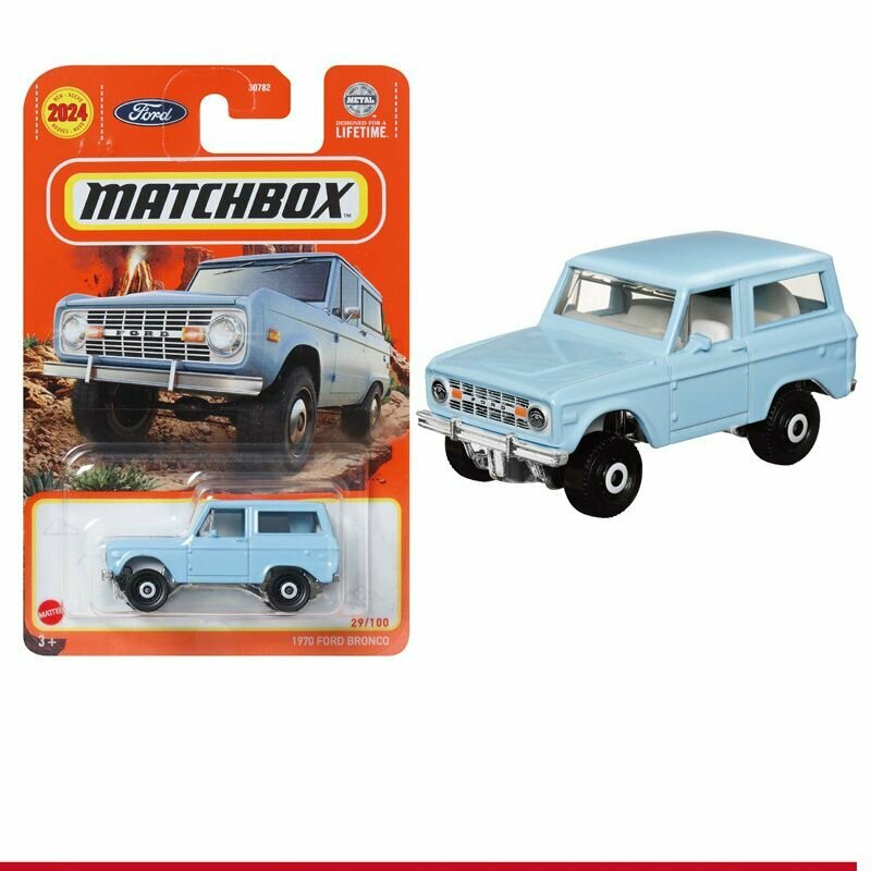 Машинка Matchbox 2024-30782:1970 Ford Bronco
