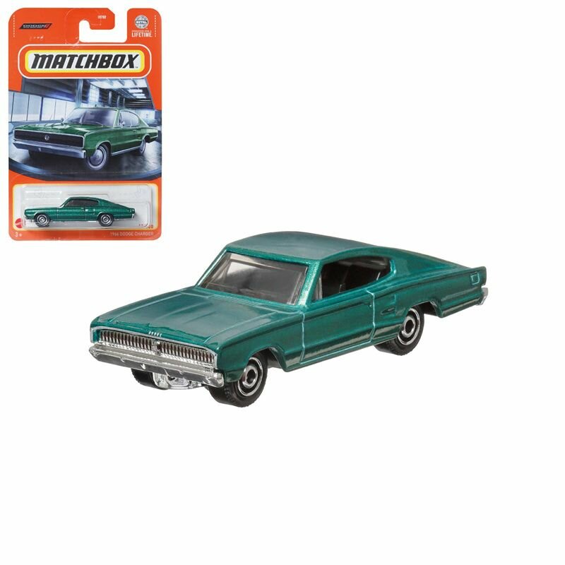 Машинка Matchbox 2024-30782:1966 Dodge Charger