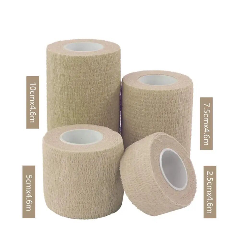 Самоклеящийся эластичный бинт Бежевый, 5cm x 4.5m, хаки