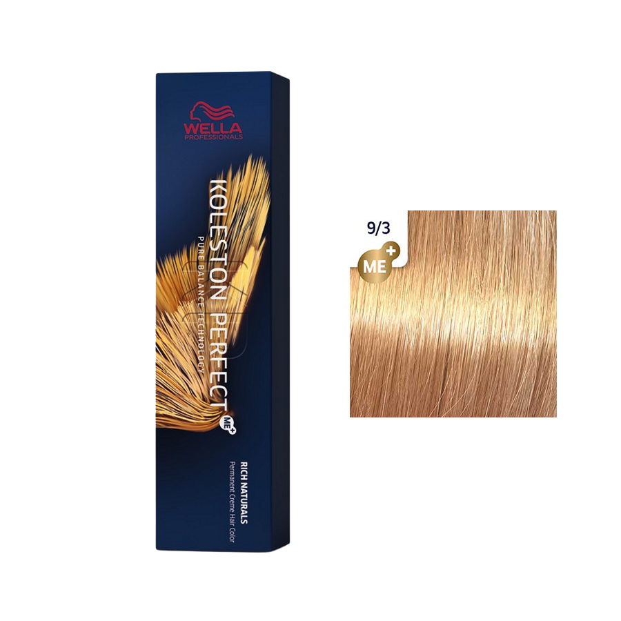 Wella Koleston Perfect ME+ 9/3 - Стойкая краска кленовый сироп 60 мл