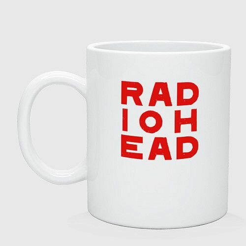 Radiohead большое красное лого Керамическая кружка