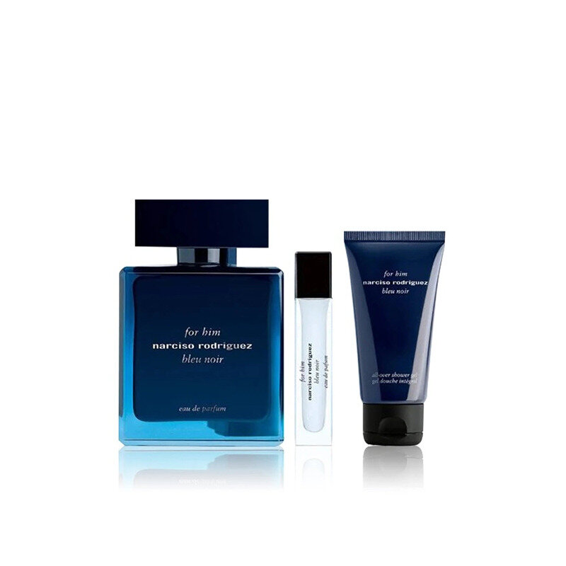 Narciso Rodriguez for Him Bleu Noir набор парф. вода 100 мл + 10 мл + гель 50 мл / Нарциссо Родригес Фо Хим Блю Нуар